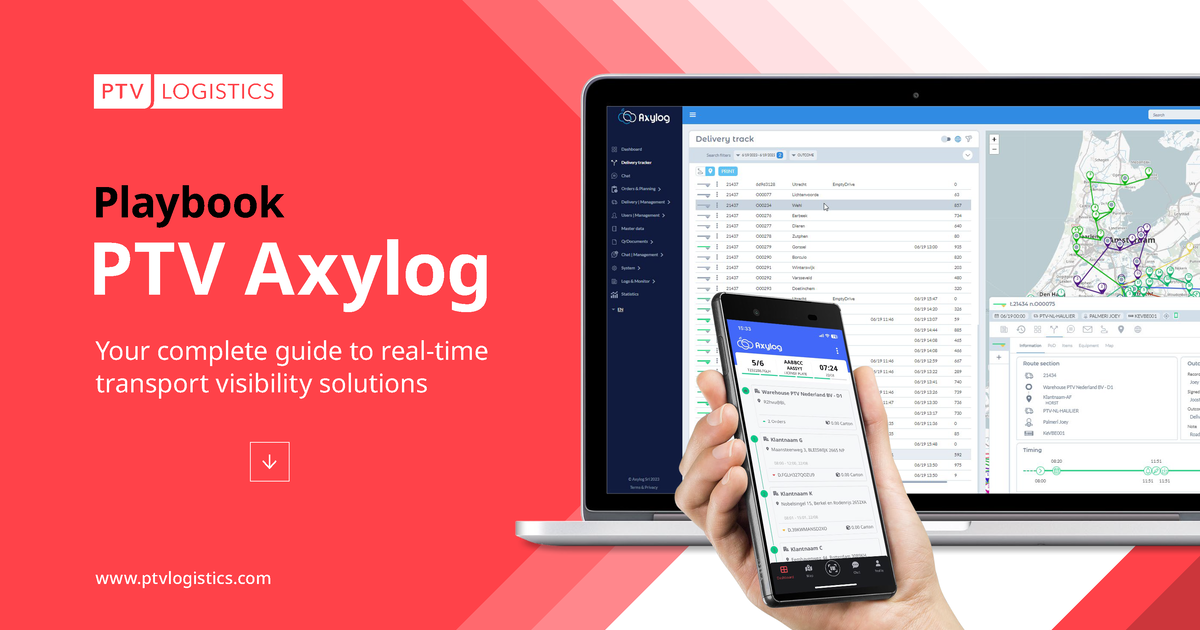 Get your free PTV Axylog Playbook! | PTV Logistics